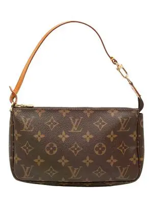 LOUIS VUITTON Monogram Pochette Accessoires Shoulder Bag - Brown