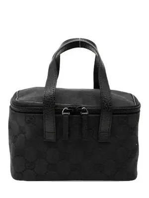 Gucci Gg Canvas Vanity Bag - Black