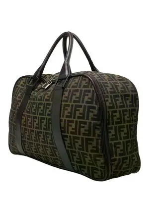 Fendi Zucca Canvas Travel Bag - Brown