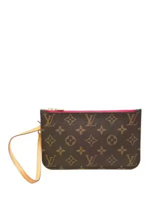 LOUIS VUITTON Monogram Neverfull Pm Pouch - Brown