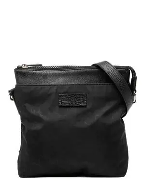 Gucci Gg Nylon Crossbody Bag - Black