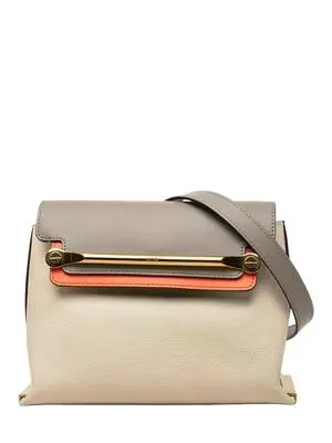 Chloé Small Tricolor Leather Clare Crossbody Bag - Neutrals