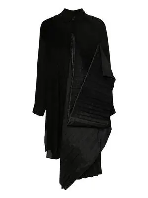 Yohji Yamamoto Lawn U-long Shirt - Black