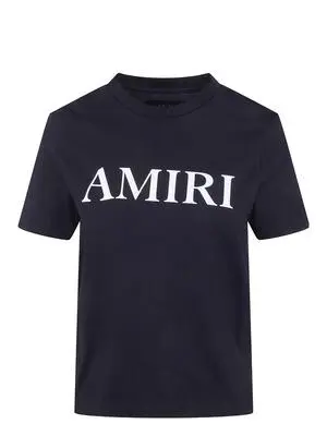 Amiri Short Sleeve Crewneck T-shirt - Black