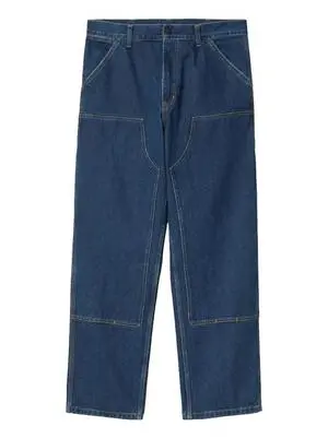Carhartt Work In Progress Denim Trousers With Multi-pocket Detailing - Blue
