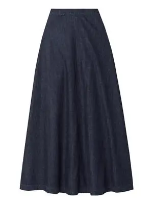 NILI LOTAN Nili Lotan Astrid Denim Midi Skirt