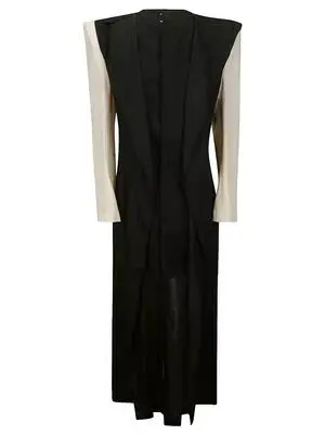 Yohji Yamamoto Layered Midi Dress - Black