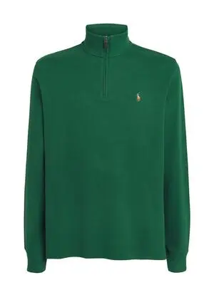 Polo Ralph Lauren Cotton Half-zip Sweatshirt - Green
