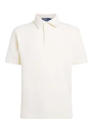 Polo Ralph Lauren Piqué Textured Polo Shirt - Ivory