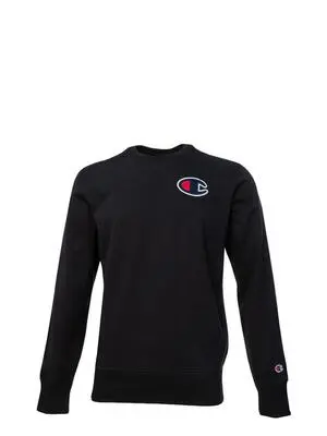Champion Long Sleeve Logo Sweater - Black