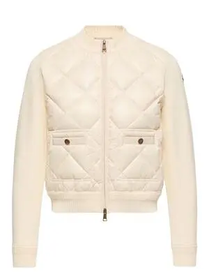 MONCLER Moncler Logo Patch Quilted Cardigan