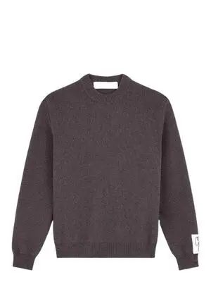 GOLDEN GOOSE Crew Neck Knit Jumper - Black