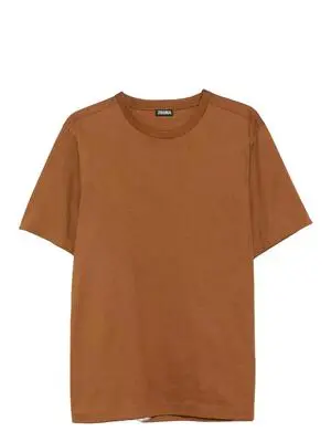 Zegna Crew-neck T-shirt - Brown