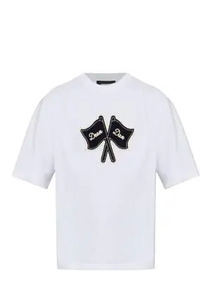 Dsquared2 Flag-patch T-shirt - White