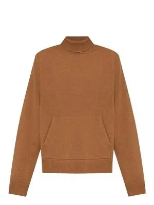 Dsquared2 High-neck Pouch-pocket Sweater - Brown