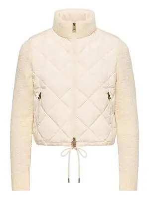 MONCLER Moncler Quilted Cardigan With Zip-Up Closure