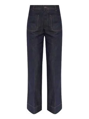 Victoria Beckham Belt Loop Jeans - Indigo