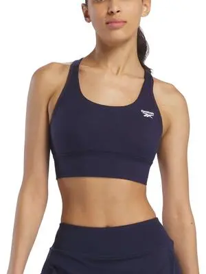 REEBOK Rush Medium-impact Sports Bra - Vector Navy