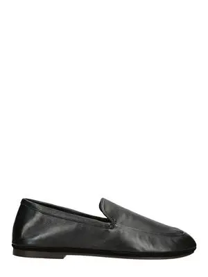 LEMAIRE Leather Outdoor Slippers - Black