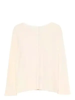 SECOND / LAYER Waffle-knit T-shirt - Neutrals