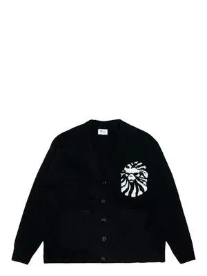A BATHING APE Patch-detail Cardigan - Black