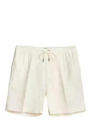 Ralph Lauren Purple Label Pleated Drawstring Shorts - Neutrals
