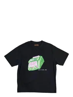 BIRTH OF ROYAL CHILD Graphic-print T-shirt - Black