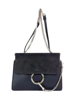 Chloé Faye Shoulder Bag - Black