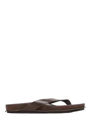 Jacquemus Les Tatânes Leather Sandals - Brown
