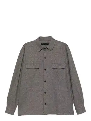 Karl Lagerfeld Chest-pocket Overshirt - Grey