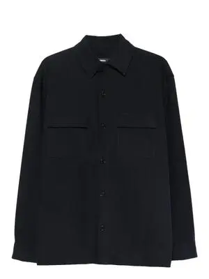 Karl Lagerfeld Chest-pocket Overshirt - Blue