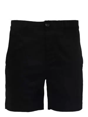 AMI Paris Bermuda Cotton Shorts - Black