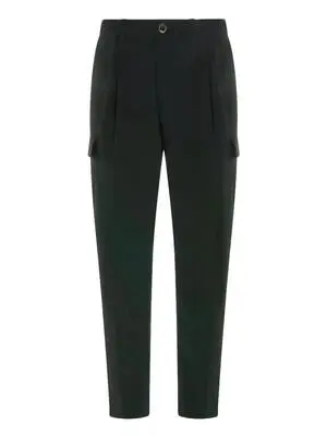 Herno Tapered Cargo Pants - Black