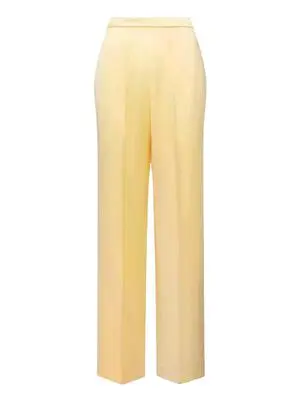 Another Tomorrow Straight-leg Trousers - Yellow
