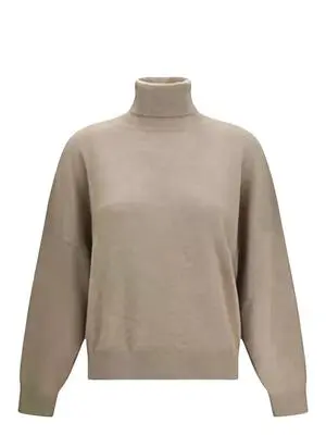 Brunello Cucinelli Cashmere Turtleneck Sweater - Neutrals