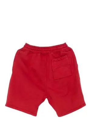 Rhude Drawstring Shorts With Embroidered Logo - Red
