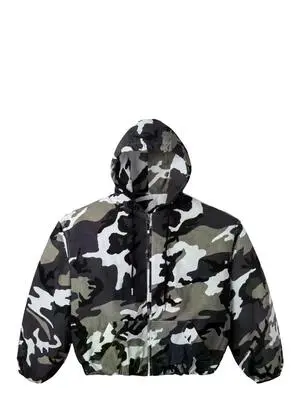 GV GALLERY Deron Camouflage-print Jacket - Black