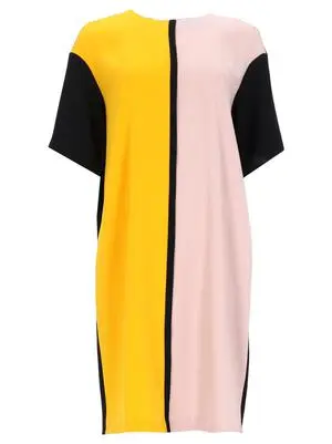 ONE Short Sleeve Midi Dress - Multicolour