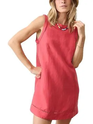Marine Layer Shell Mini Dress - Red