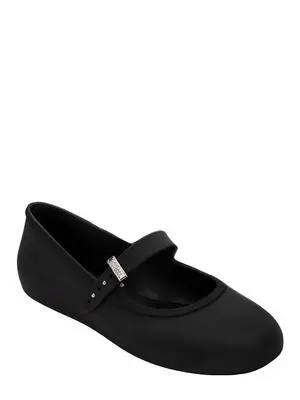 Melissa Soft Ballerinas With Adjustable Strap - Black