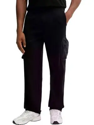 EA7 Logo-patch Track Pants - Black