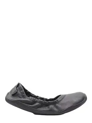 VIVOBAREFOOT Grained Leather Ballet Flats - Black