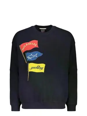 Paul & Shark Embroidered Detail Sweatshirt - Blue