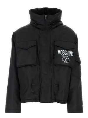 Moschino Drawstring Padded Jacket - Black