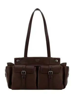 Prada Medium Shopping Bag - Brown