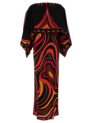 Emilio Pucci Printed Silk Maxi Dress - Multicolor