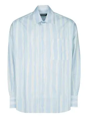 Jacquemus La Chemise Camargue Striped Cotton Shirt - Multicolor