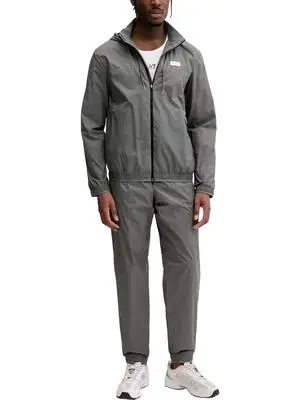 EA7 Logo-patch Track Pants - Grey