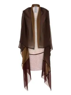 Alberta Ferretti Chiffon Cardigan - Multicolor