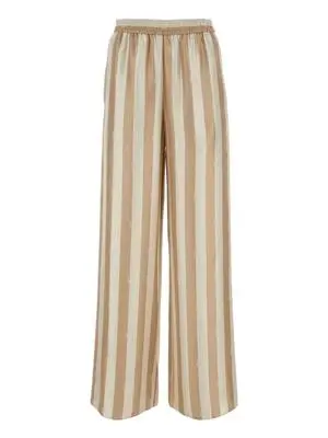 FENDI Fendi Printed Silk Palazzo Pant